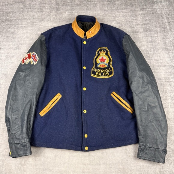 Varsity | Jackets & Coats | Vtg Royal Canadian Legion Jacket Mens Xl ...